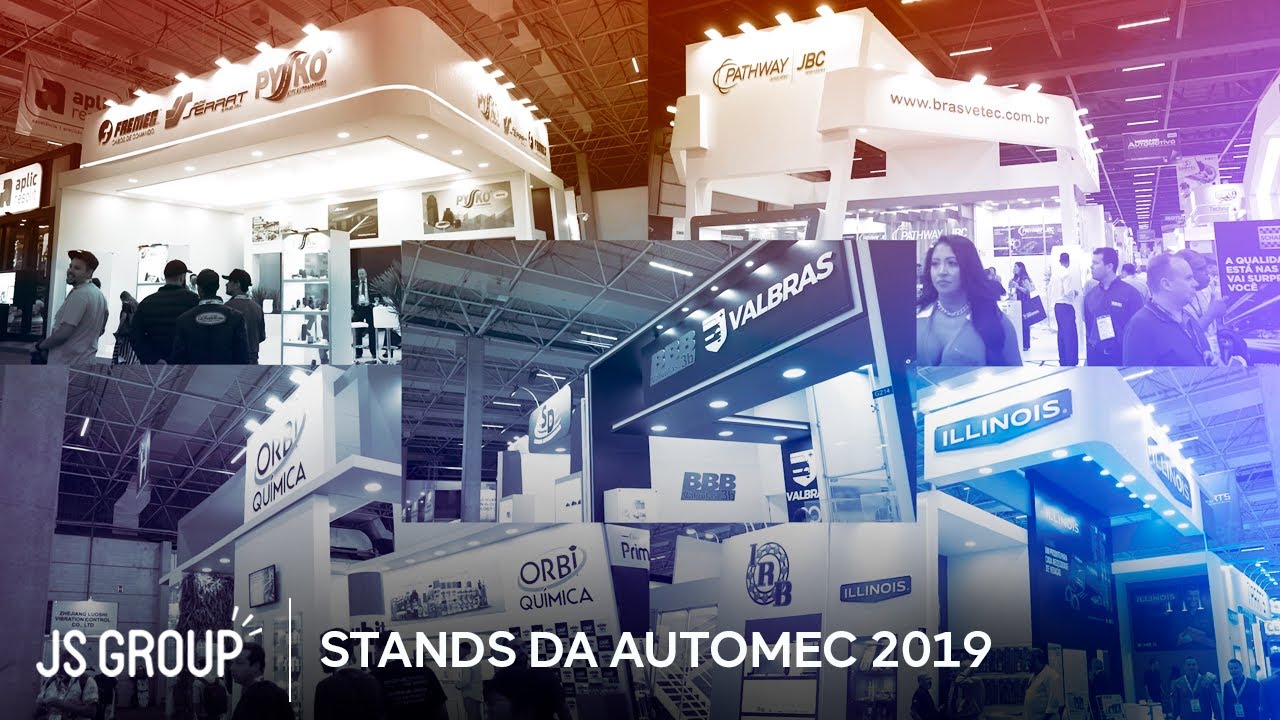 STANDS DA FEIRA AUTOMEC 2019 | JS GROUP - YouTube