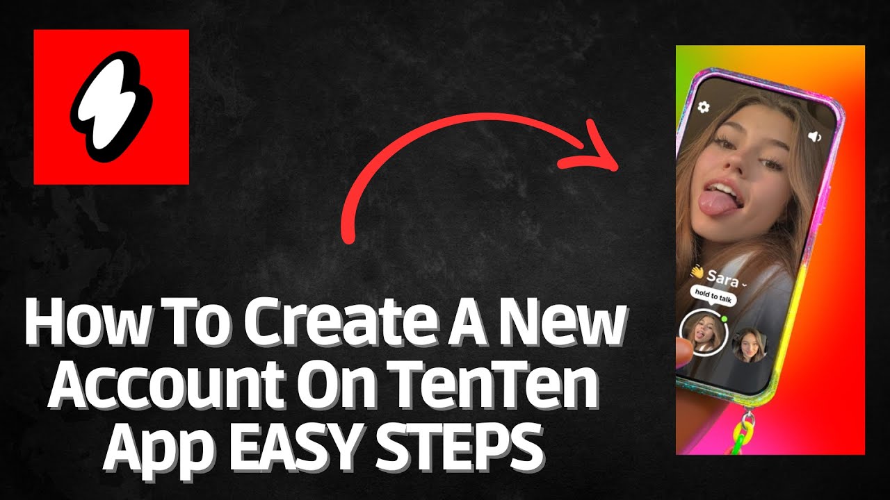 How To Create A New Account On TenTen App EASY STEPS - YouTube