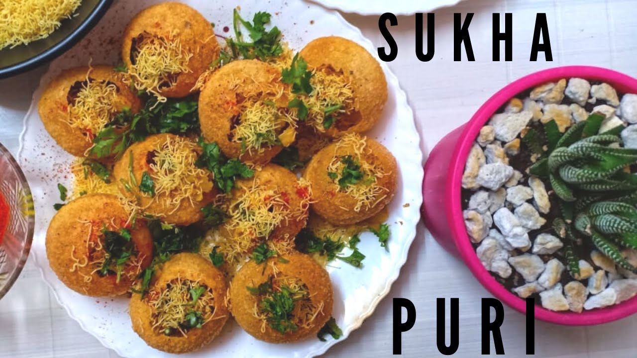 Sukha puri recipe | सूखा पूरी रेसिपी | Stuffed sukha poori chaat ...