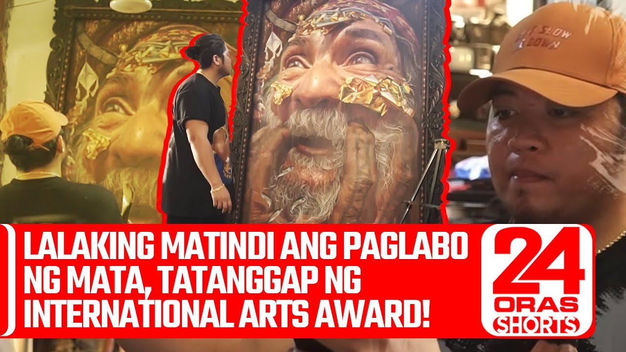 Lalaking matindi ang paglabo ng mata, tatanggap ng international arts ...