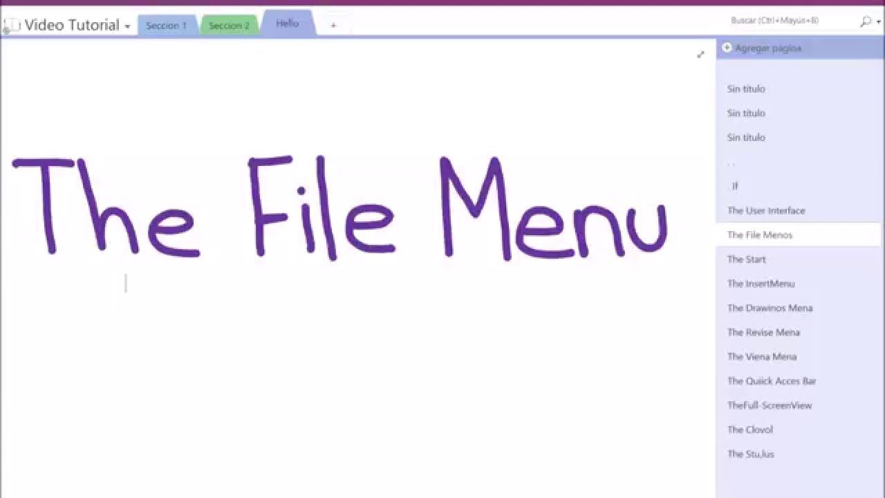 How to Use OneNote for School Tutorial - Lesson 2: The File Menu - YouTube