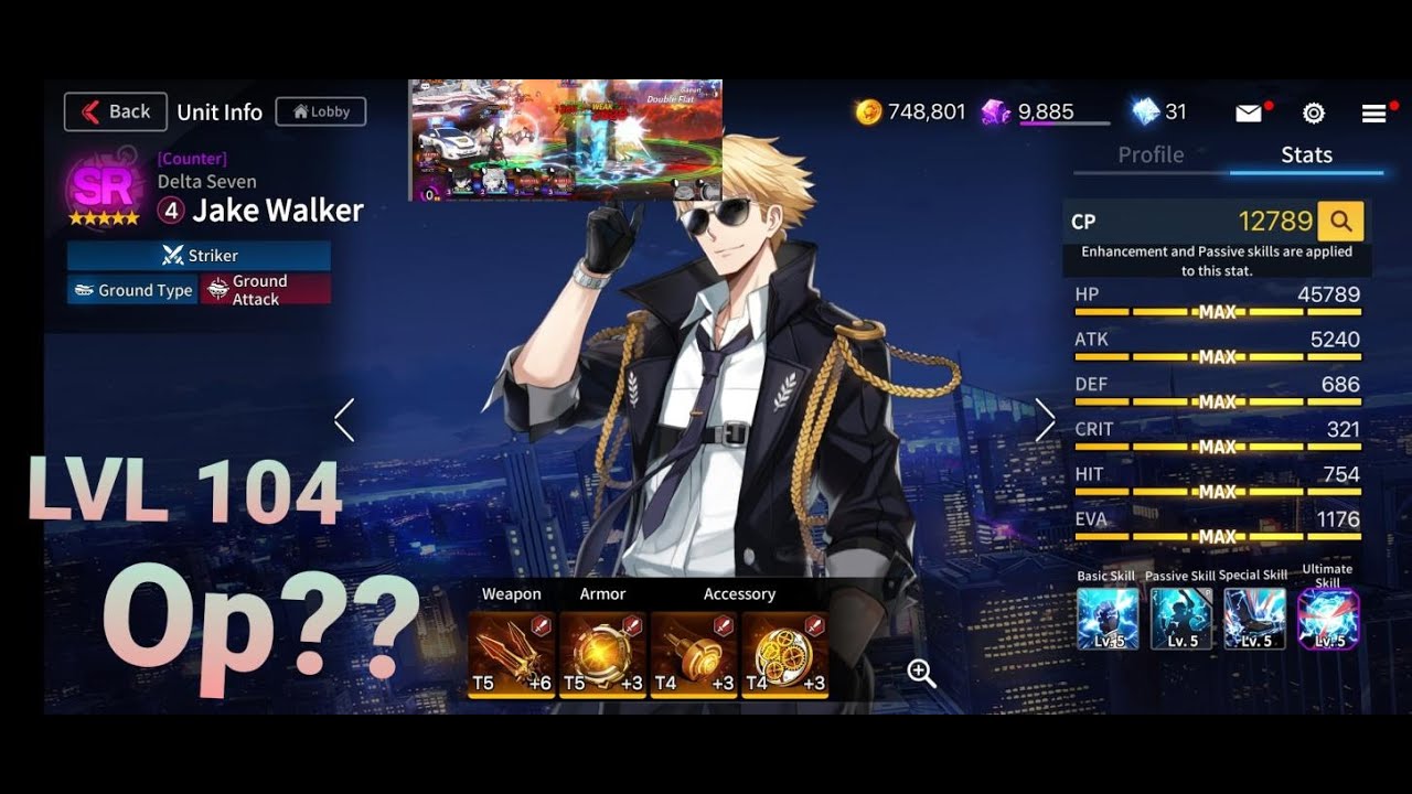 Counter:Side Jake Showcase/Gameplay (plat fights) - YouTube