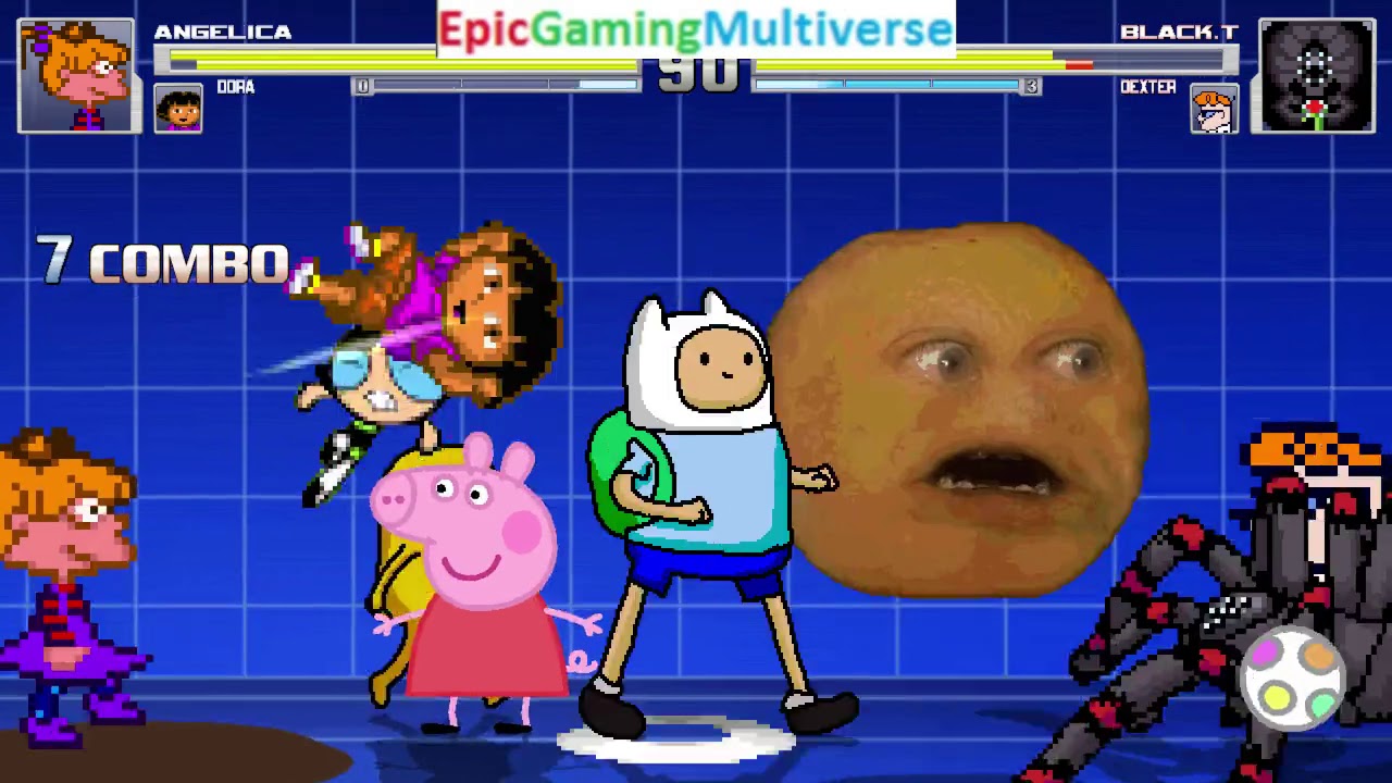 Nick Jr. Characters VS Black Tarantula And Cartoon Network Characters ...
