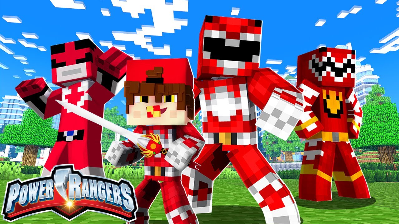 TREVOR entrou na FAMÍLIA dos POWER RANGERS no Minecraft - YouTube