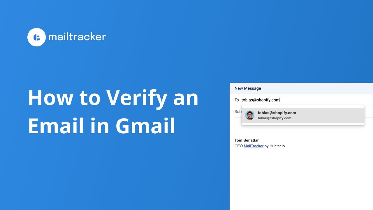 How to Verify an Email in Gmail + Tips with Hunter.io 📧 | Step-by-Step ...