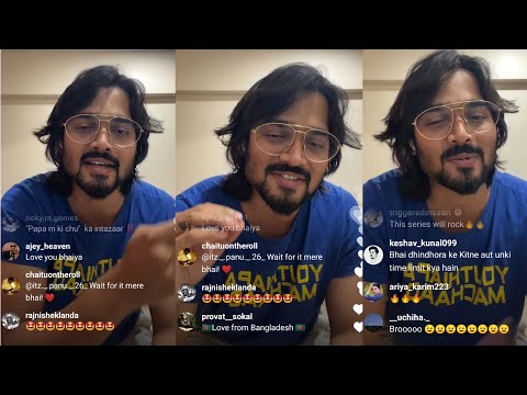 Bhuvan Bum Instagram Live🔴Talk About Dhindora Web Series|BB Ki Vines Live On Instagram|