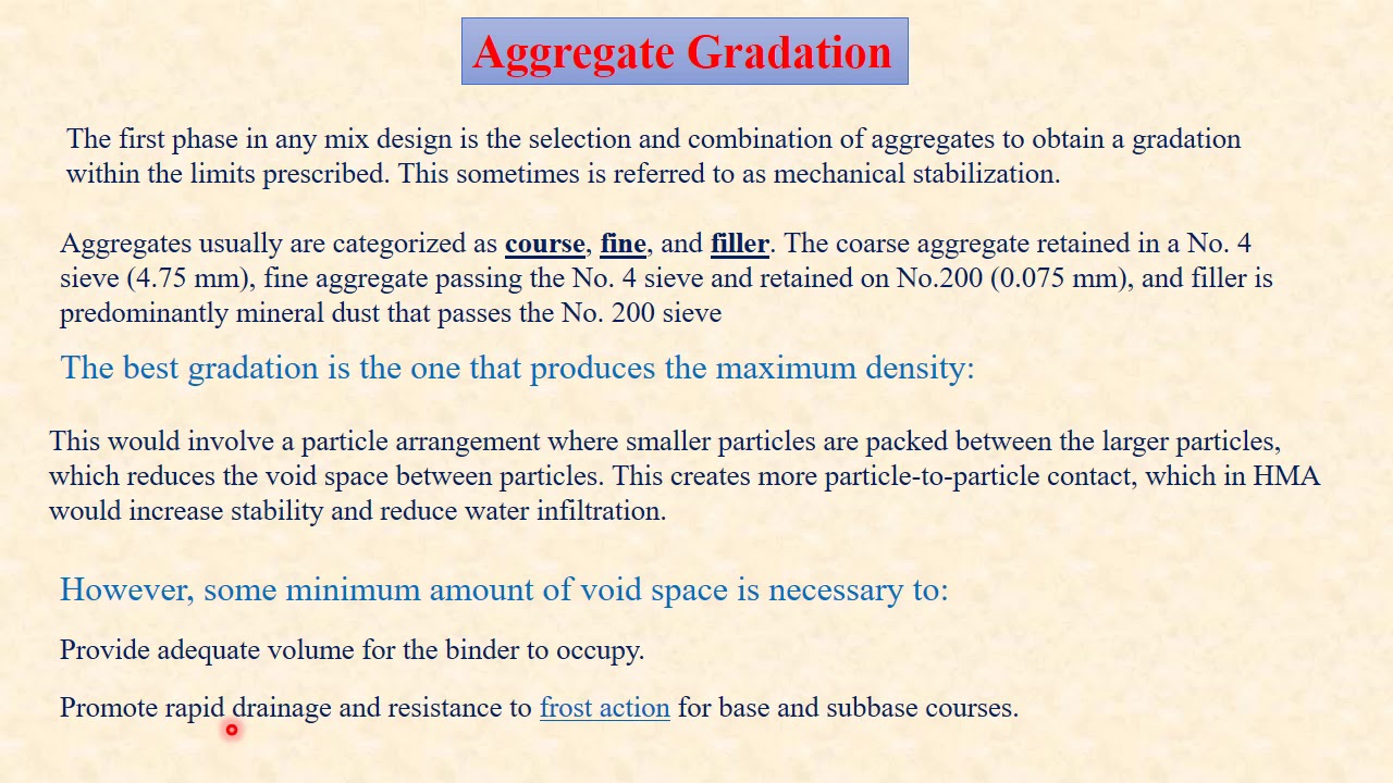 Aggregate Gradation 1 - YouTube