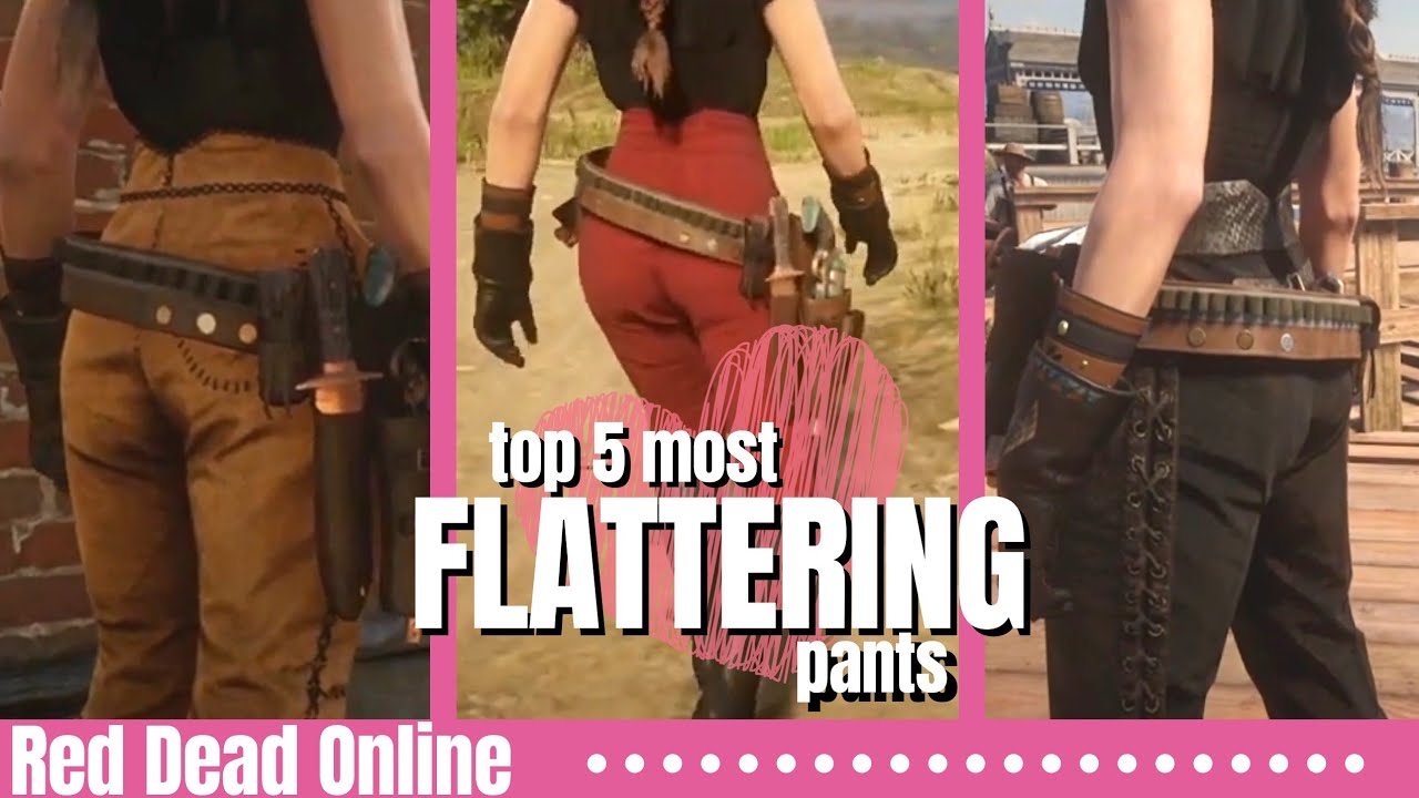 Red Dead Online | Most Flattering Pants For Female Characters - YouTube