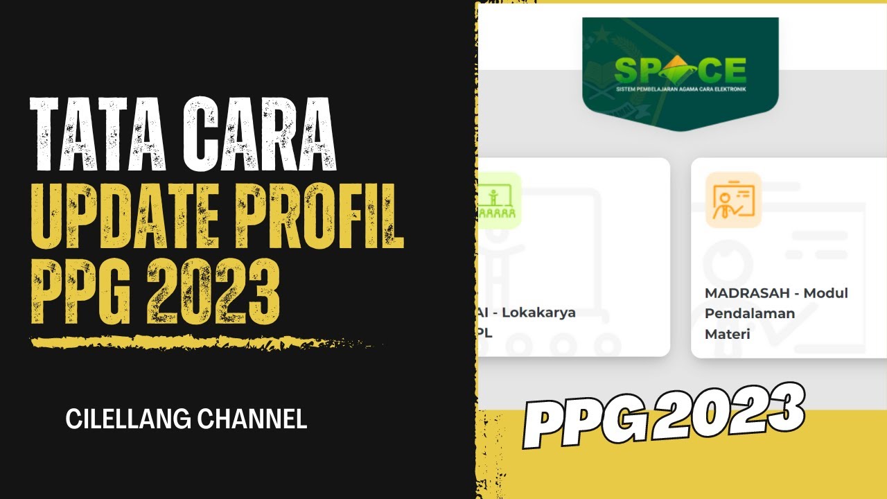 TATA CARA UPDATE PROFIL PPG TAHUN 2023 - YouTube
