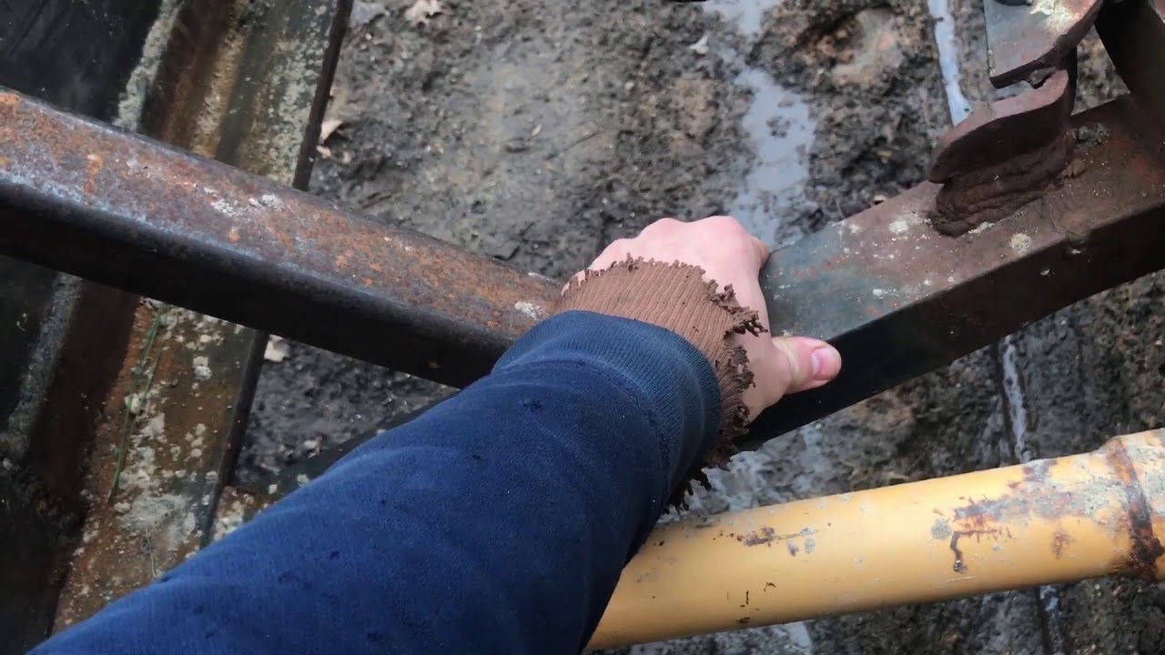 #17 Homemade snow plow for tractor - YouTube