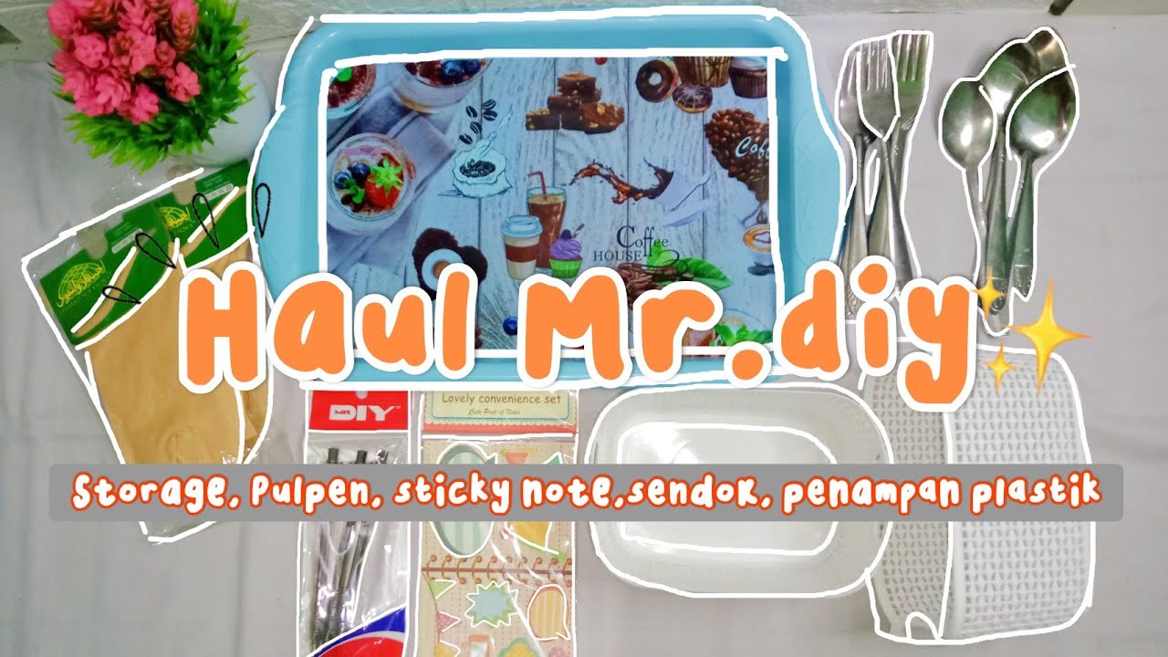 MR.DIY HAUL 🛍️ BELI STORAGE | PULPEN | SETICKY NOTE | NAMPAN dll.😍 ...