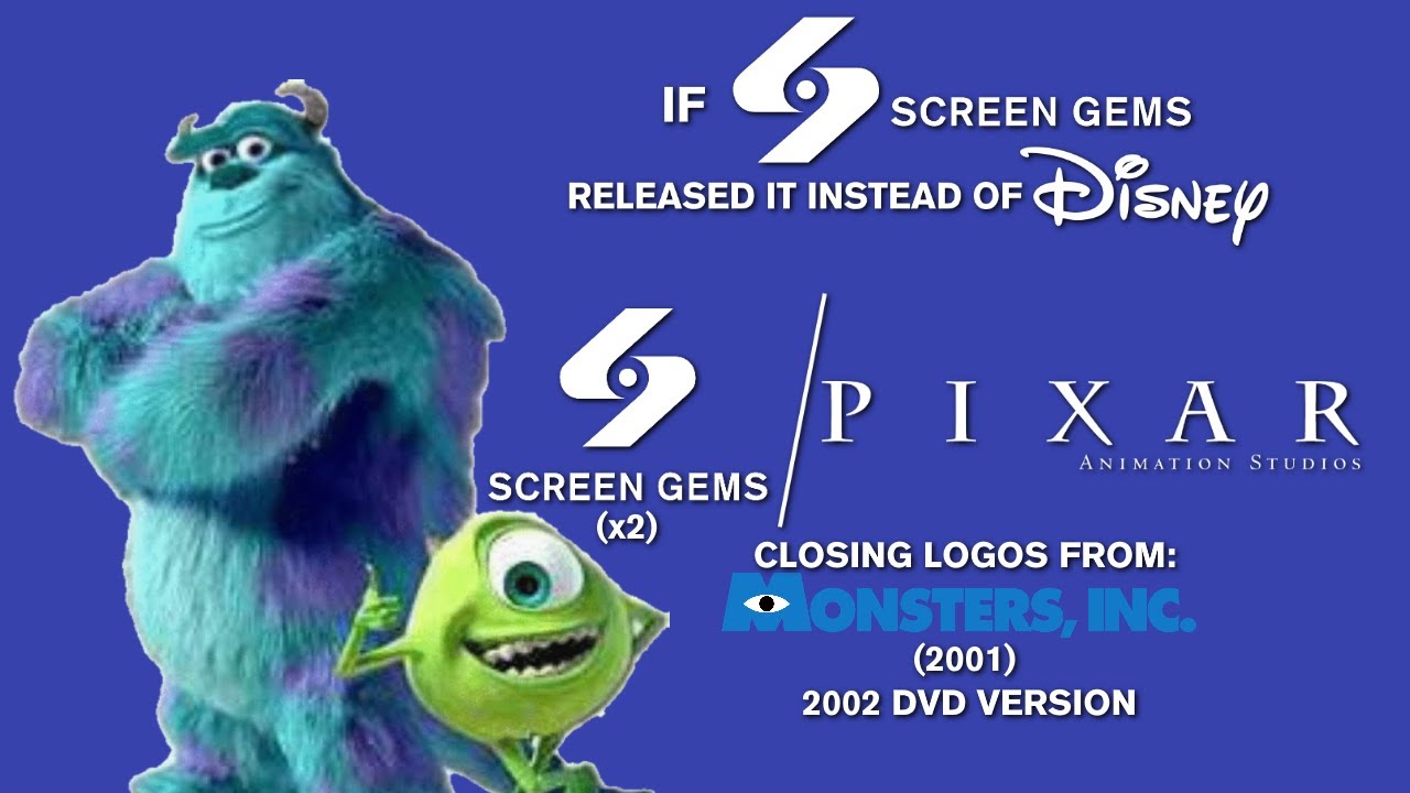 Screen Gems (x2) Pixar Animation Studios (2001, version 2) - YouTube