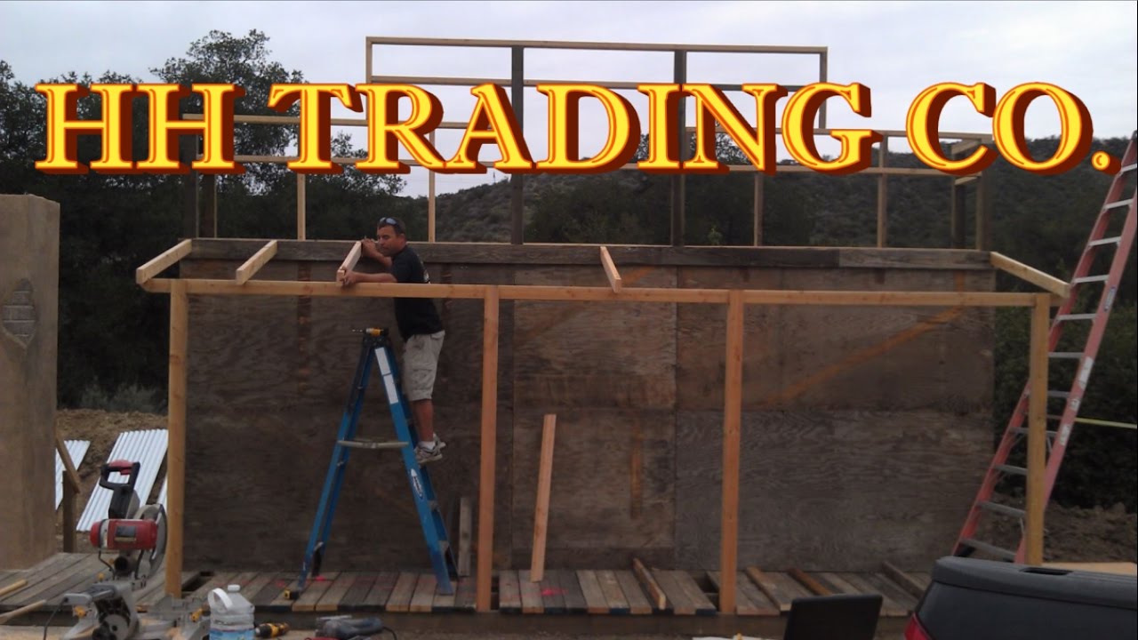 Building An Old Western Town - General Store False Front - Framing The ...