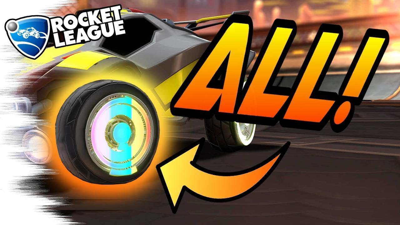 Rocket League Trading: *NEW* ALL PAINTED Chrono Wheels! - ACCELERATOR ...