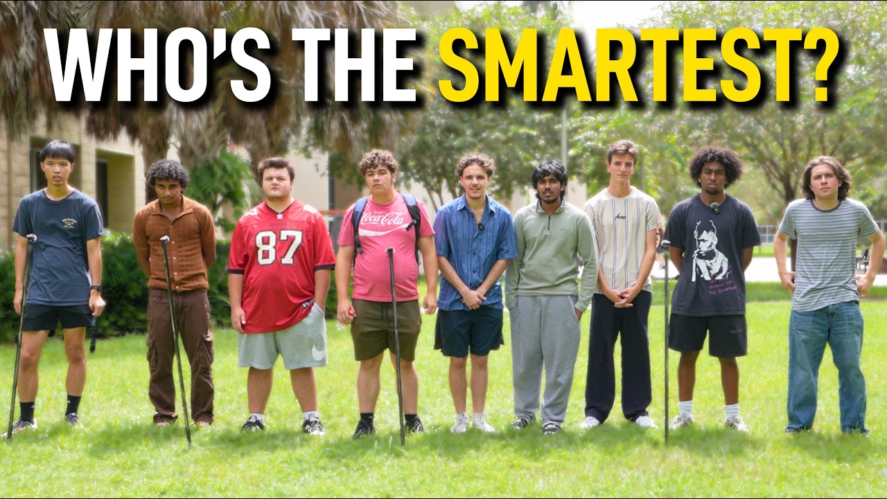 Smartest College Student Left Standing Wins $200 - YouTube