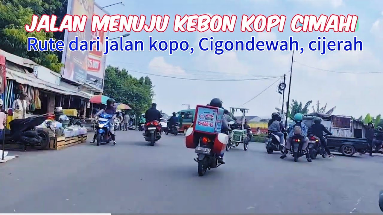 perjalanan munuju kebon kopi dari jalan sadang lewat cigondewah - YouTube