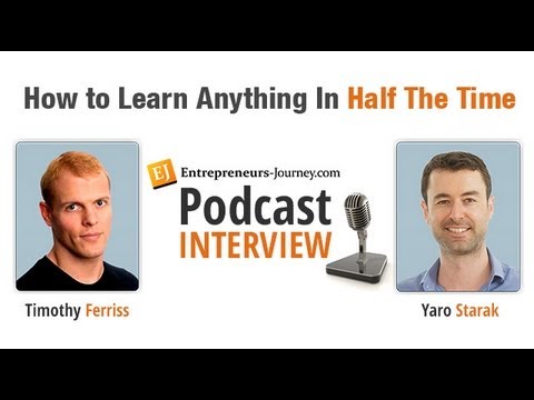 Tim Ferriss "4 Hour Chef" Interview by Yaro Starak - How To Learn ...