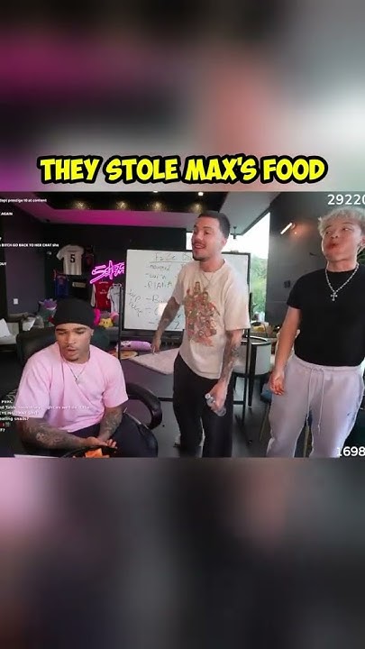 Adapt and Jason take Max’s food #funny #plaqueboymax #faze #viralvideo #runitupsemaj - YouTube