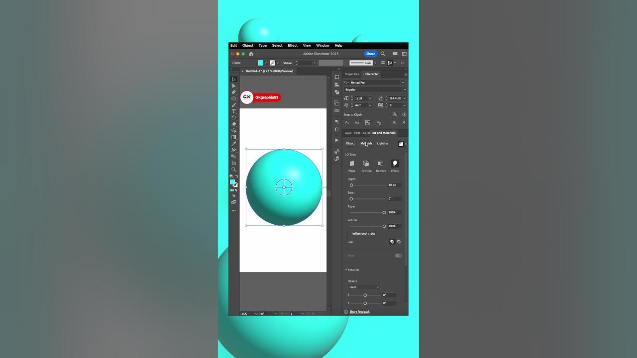 Create 3D Balls in Illustrator: Easy Tutorial for Beginners - YouTube