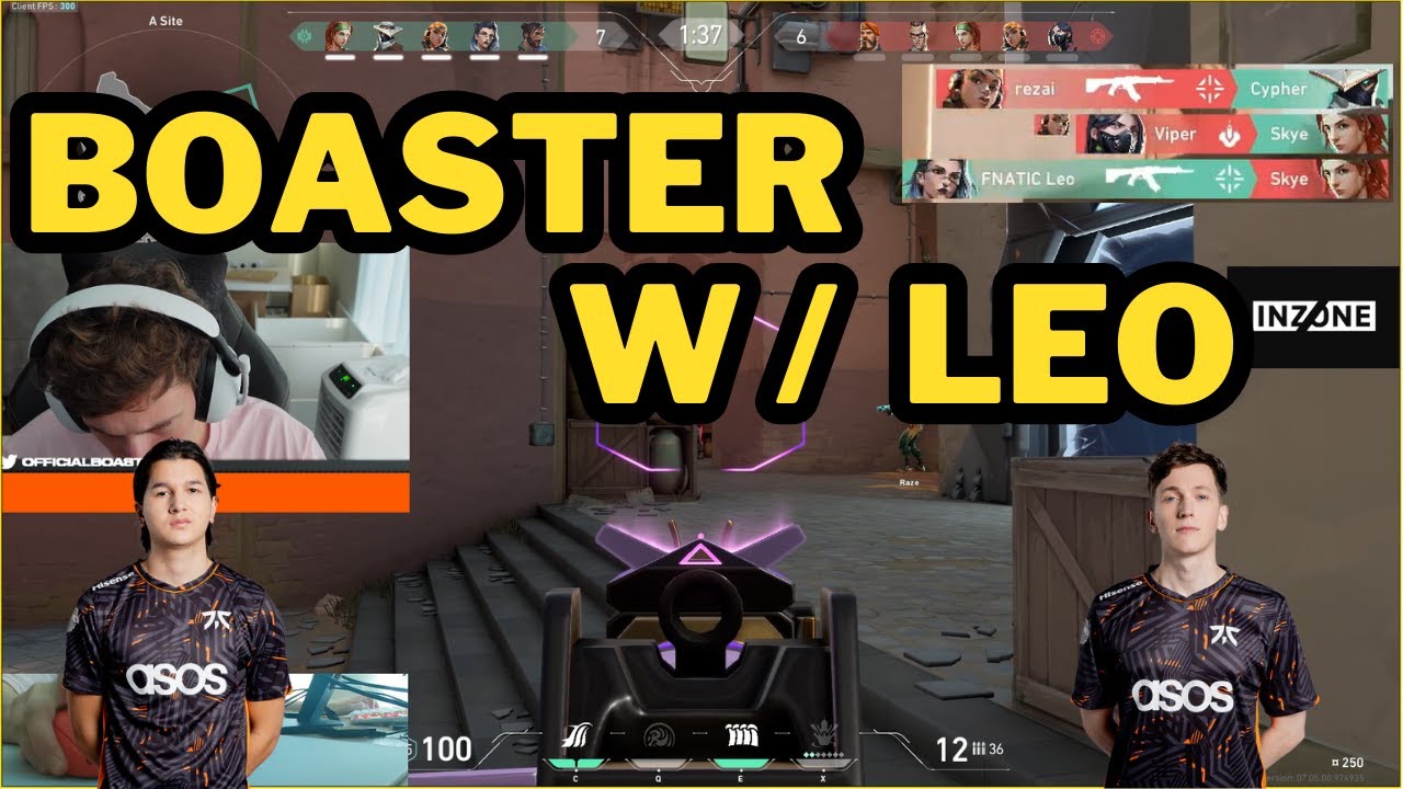 FNC YILDIZLARI BOASTER VE LEO RANKED MAÇINDA ! | 46 KILLS | VALORANT ...