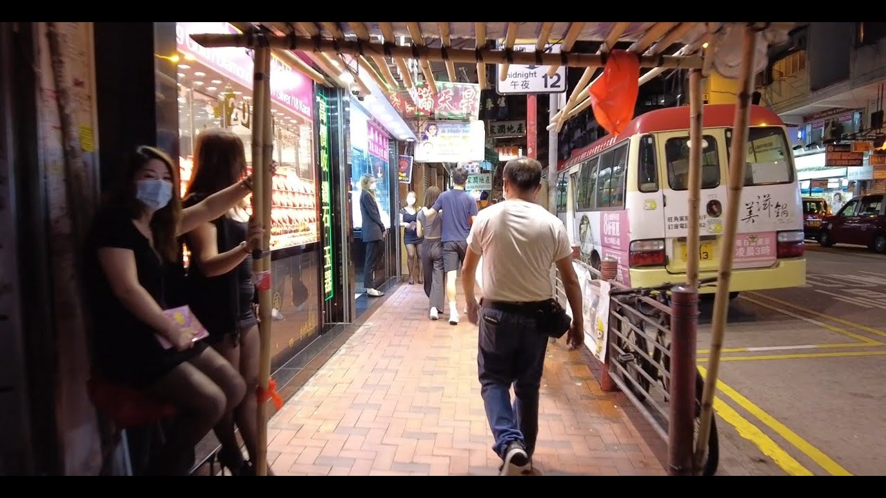 上海街(Shanghai Street)夜間市況!! 永遠的紅燈區!! 流鶯再度出沒!! Forever Red-light district ...