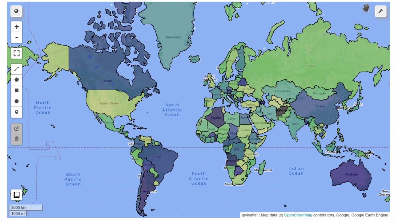 geemap new feature - Plotting Earth Engine vector data with cartoee - YouTube