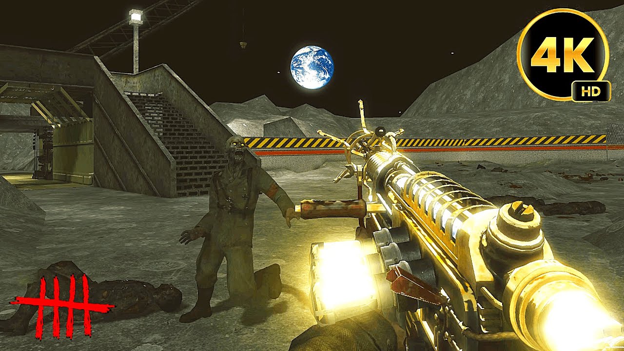 WORLD AT WAR ZOMBIES: MOON (CUSTOM ZOMBIES) - YouTube