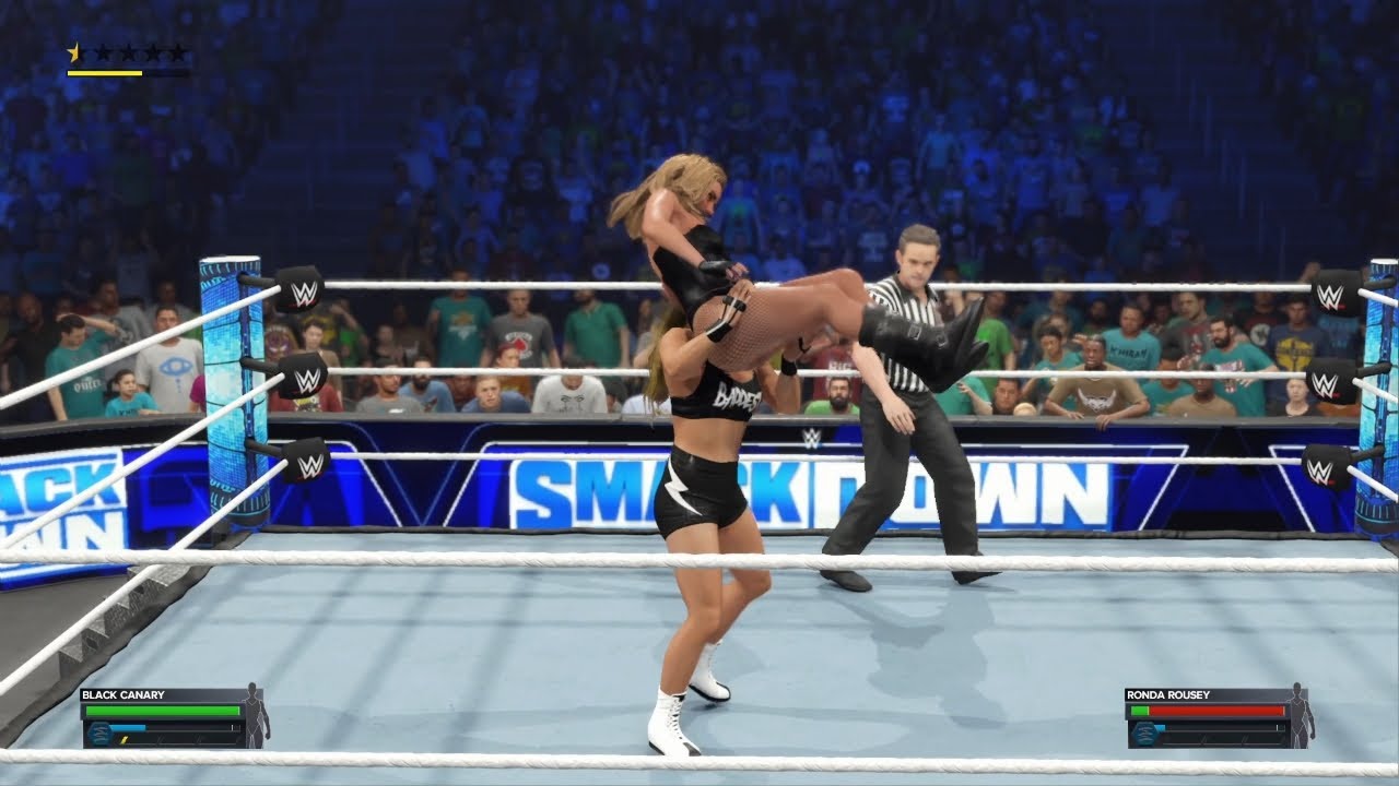 FULL MATCH - Black Canary vs. Ronda Rousey : WWE Smack Down | 2K23 ...
