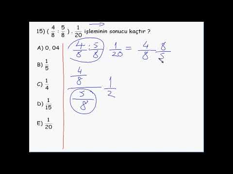 Dört işlemde işlem sırası bölüm 11 - Matematik Dersleri
