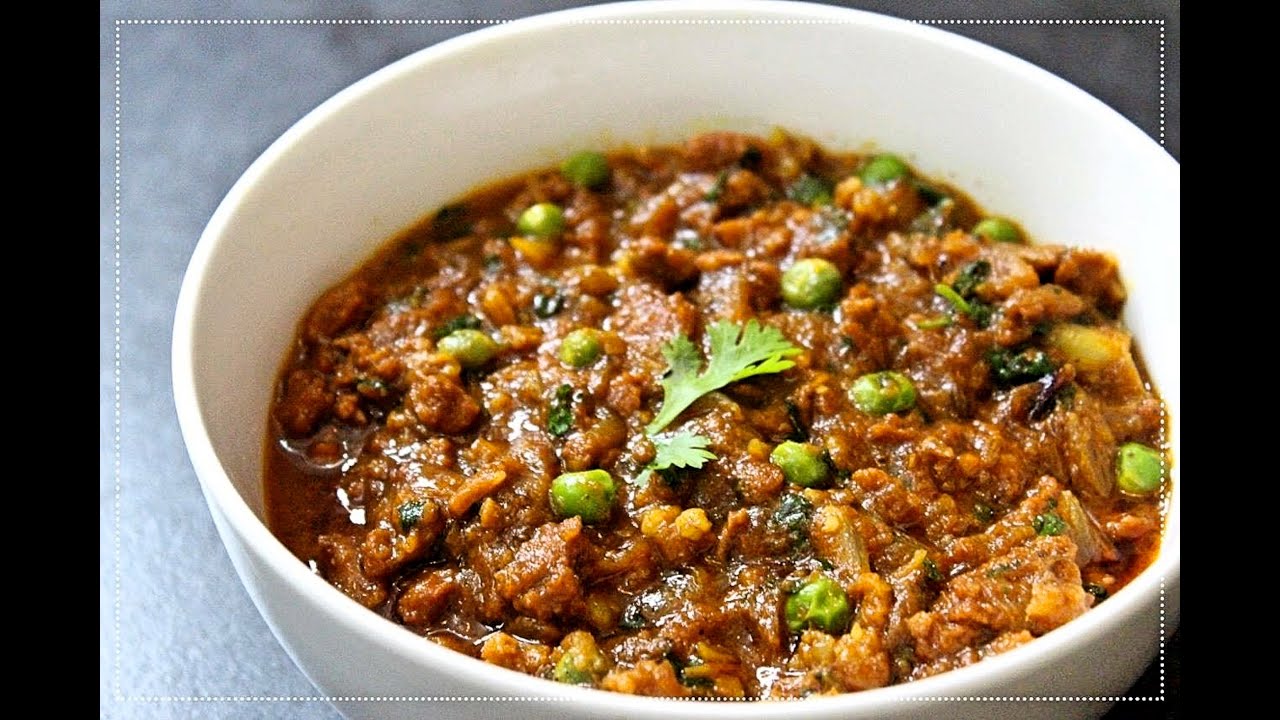 Mutton Keema Recipe - Indian Kitchen Foods - YouTube