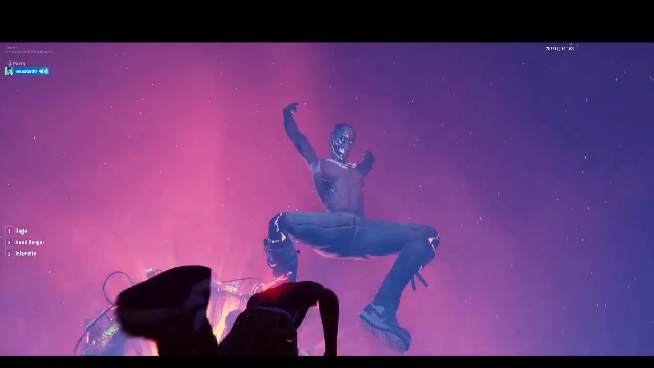watching the Travis Scott event - YouTube