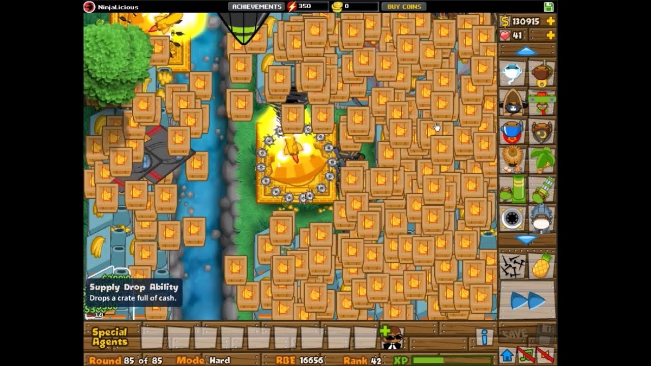 BTD5 Farm Action! Max Farms! - YouTube
