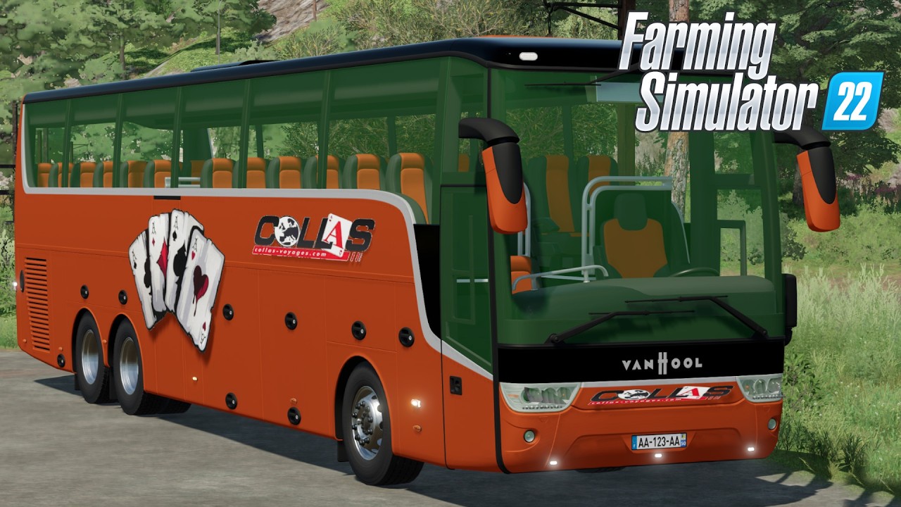 FS22 - VanHoll BUS TOURIST COACH - NEW Truck Mod for Farming Simulator ...