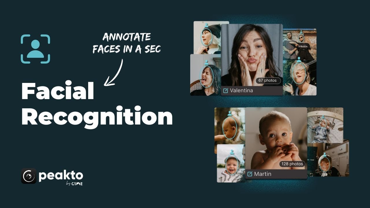 Facial Recognition & Annotation | Peakto - YouTube