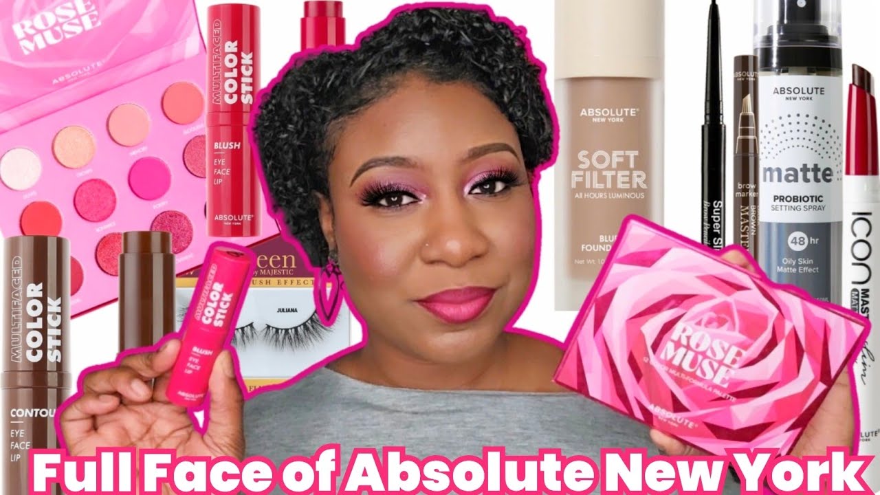 Full Face of ABSOLUTE NEW YORK | Beauty Supply Store Makeup - YouTube