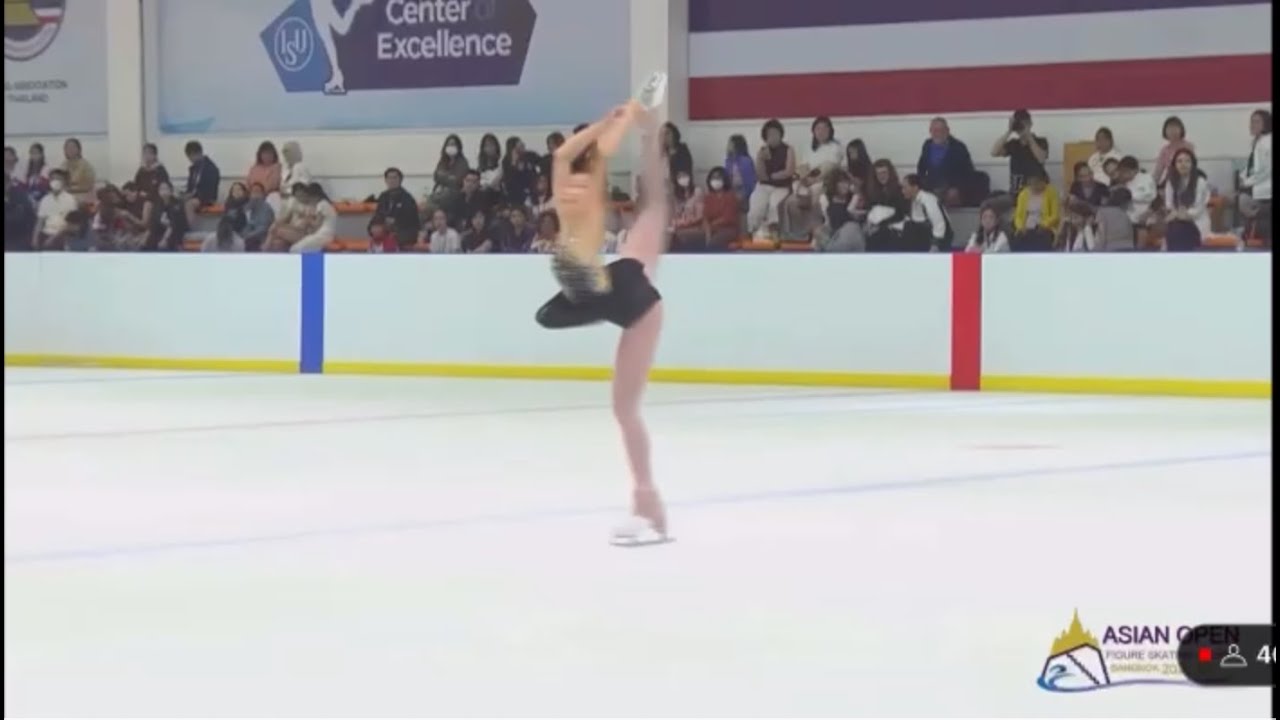 McKayla Ong 2023 Asian Open Figure Skating Trophy 2023 - Junior Women's ...