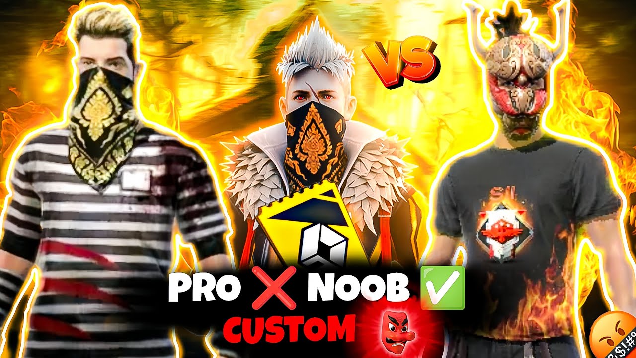 PRO NOOB CUSTOM 1 VS 2 🤬 WHO WILL WIN CUSTOM 🎉 GARENA FREE FREE | # ...