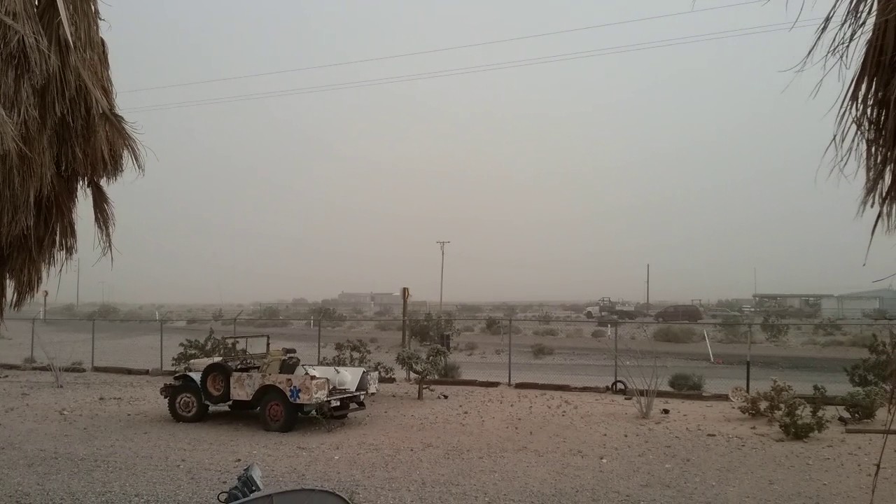 Dust Blocks out the Sun 3/30/2017 - YouTube