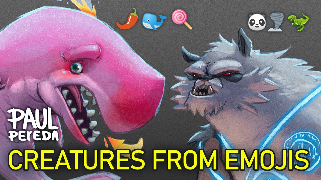 [EMOJI CREATURE DESIGN] Ep. 03 - YouTube