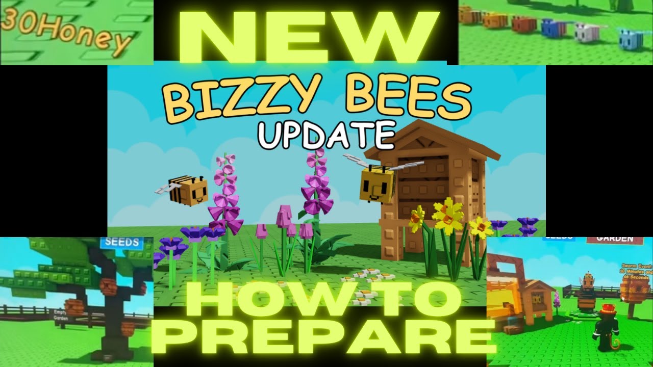 HOW TO PREPARE FOR NEW BIZZY BEES UPDATE + NEW LEAKS AND MORE (GROW A ...