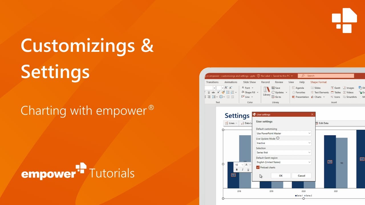 Customizings & Settings - Charting with empower® - YouTube