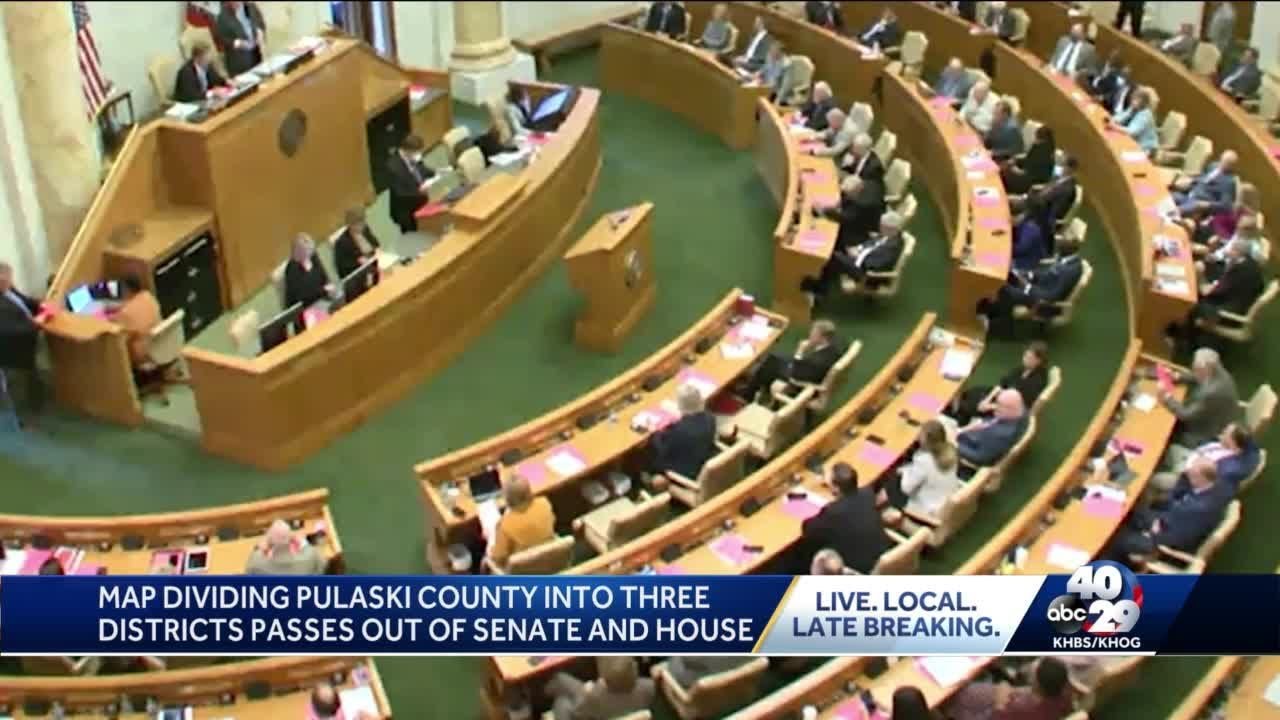 Arkansas Lawmakers Set To Approve Congressional Map That Would Split