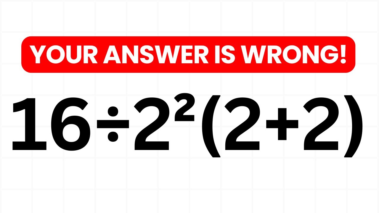 Most People Get This Simple Math Question Wrong! - YouTube