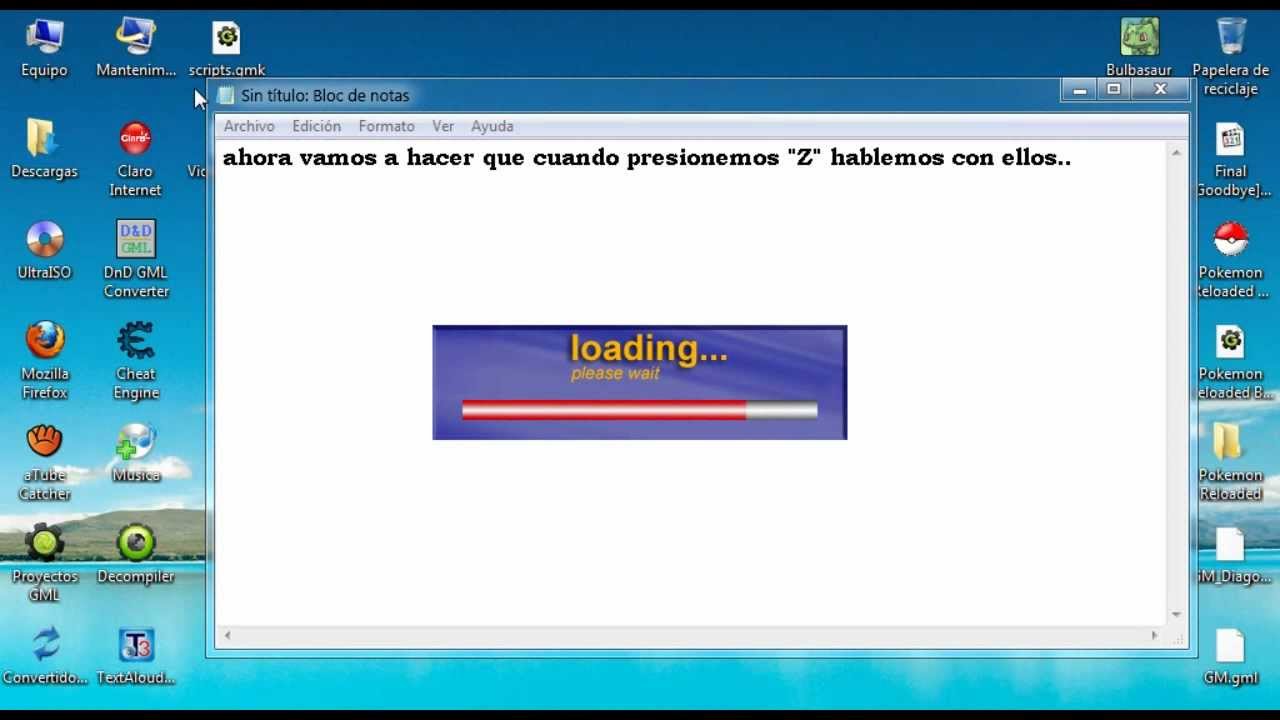 |Game Maker| Crear scripts - dialogo pokemon |parte 2| - YouTube