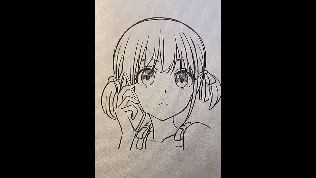 Anime kawwai drawing | Draw so easy Anime # - YouTube
