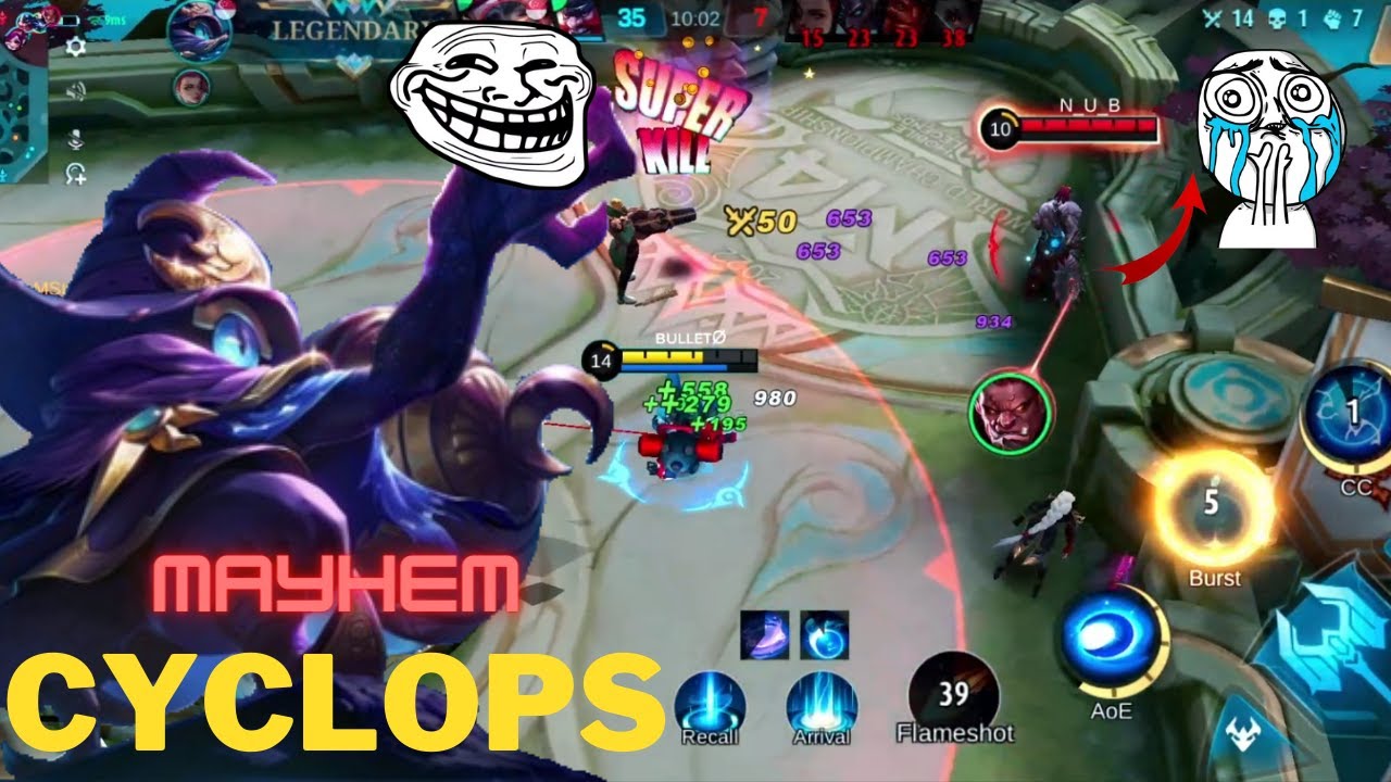 MAYHEM!! | Cyclops Best Build 2023 | Cyclops Build Top 1 Global ...