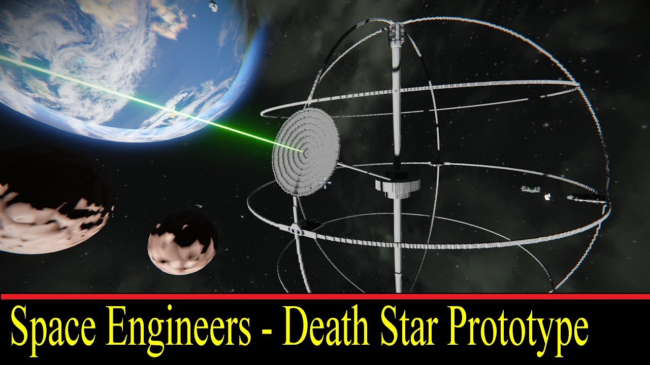 Death Star Prototype - Space Engineers - YouTube