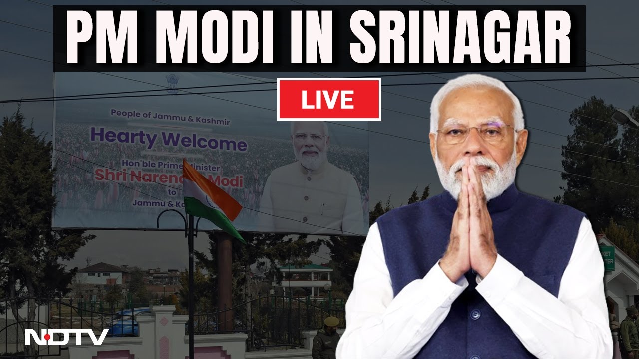 PM Modi LIVE | PM Narendra Modi In Srinagar | NDTV 24x7 Live TV - YouTube