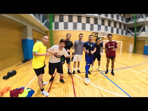     PELADA DOS BRASILEIROS EM TAKAHAMA 🇧🇷🇯🇵 | Futebol no Japão!