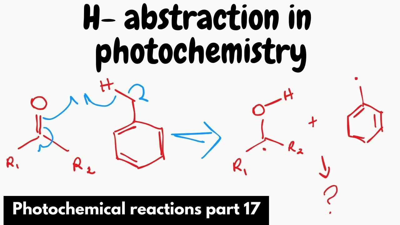 H abstraction radical mechanism| Photochemistry part 17 - YouTube